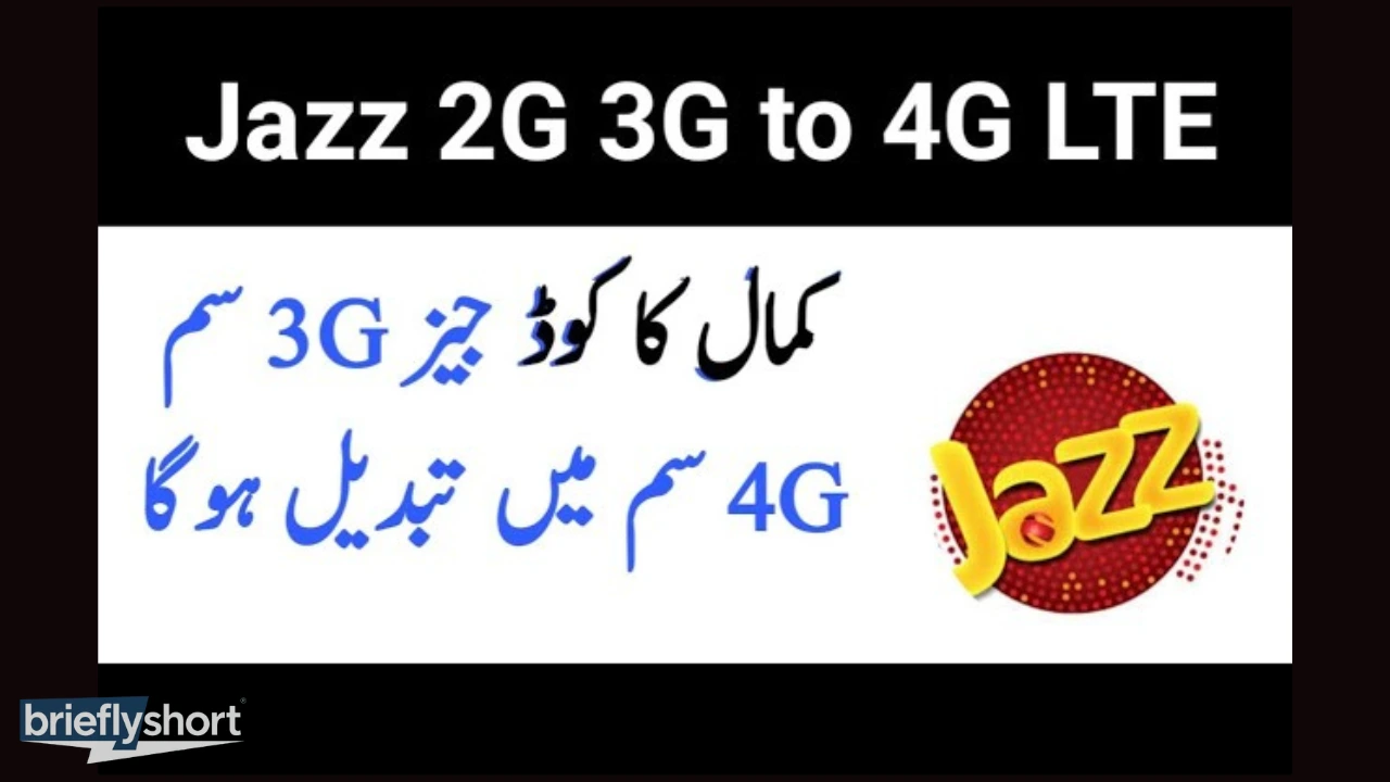 Convert Your Jazz 3G SIM to 4G and Enjoy Faster Internet